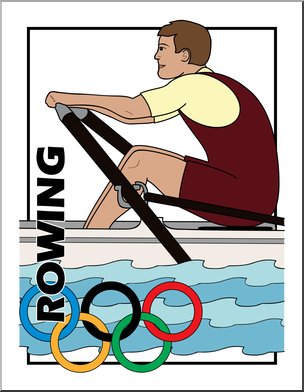Rowing Clip Art