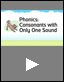 Consonants With Only One Sound – Phonics Video – Abcteach