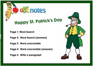 Interactive: Notebook: St. Patrick’s Day Theme: Math Worksheets ...