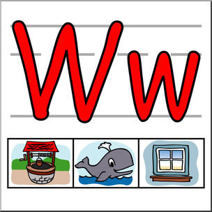 Clip Art: Alphabet Set 01: M Color – Abcteach