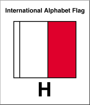Clip Art: Flags: Alphabet Flag W Color – Abcteach