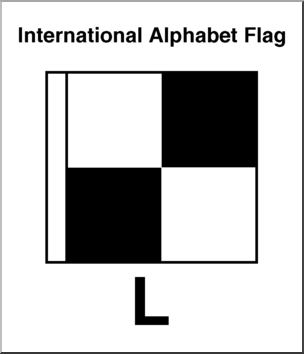 Clip Art: Flags: Alphabet Flag C Color – Abcteach
