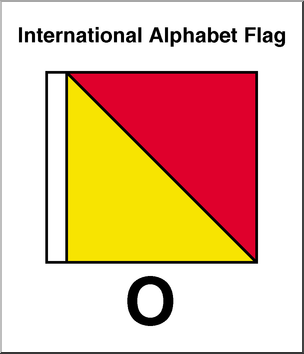 Clip Art: Flags: Alphabet Flag C Color – Abcteach