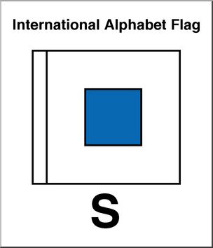 Clip Art: Flags: Alphabet Flag U Color – Abcteach