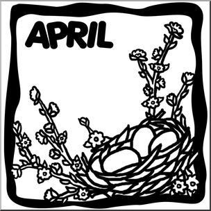 Clip Art: Month Graphic: May Color – Abcteach