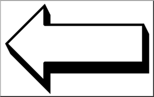 Clip Art: Arrow 01 Enter Right Color 2 – Abcteach