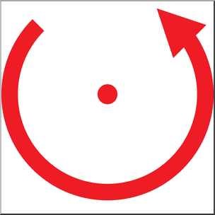 Clip Art: Arrow 01 Exit Left B&W – Abcteach