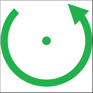 Clip Art: Arrow 01 Exit Left B&W – Abcteach