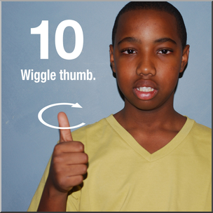 ASL Numbers – Abcteach