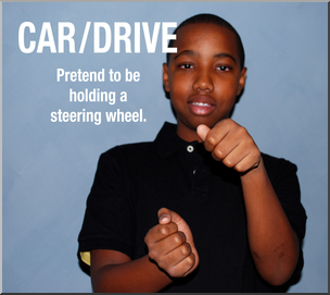 Photo: ASL Vocabulary: Car 01 HiRes – Abcteach