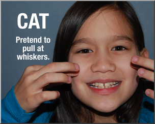 Photo: ASL Vocabulary: Cat 01 HiRes – Abcteach