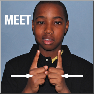 Photo: ASL Vocabulary: Meet 01 HiRes – Abcteach