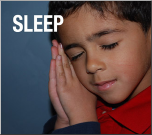 Photo: ASL Vocabulary: Sleep 01 LowRes – Abcteach