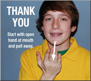 Photo: ASL Vocabulary: Thank You 03 LowRes – Abcteach