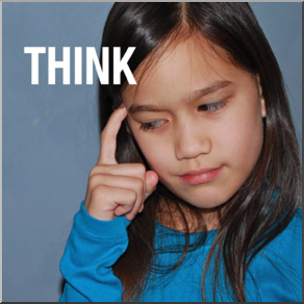 Photo: ASL Vocabulary: Think 01 LowRes – Abcteach