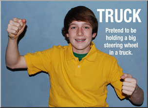 Photo: ASL Vocabulary: Truck 02 HiRes – Abcteach