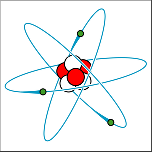 Clip Art: Atom Color – Abcteach