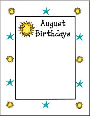 August – Page 3 – Abcteach