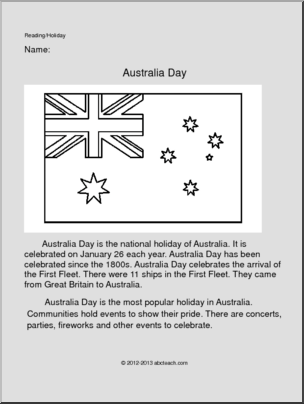 Australia Day – Abcteach