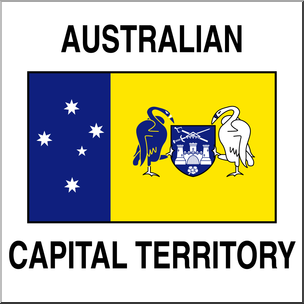 Clip Art: Flags: Australian Capital Territory Color – Abcteach