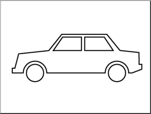 Clip Art: Basic Shapes: Truck Grayscale – Abcteach