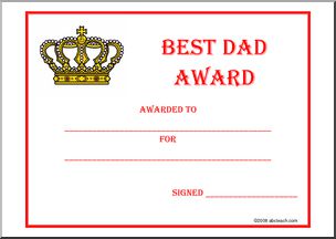 Award: Best Dad – Abcteach