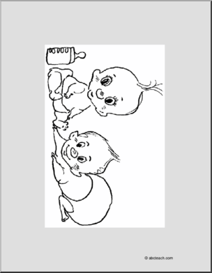 Coloring Page: Babies – Abcteach