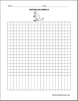 Bar Graph (create): Favorite Australian Animal – Abcteach