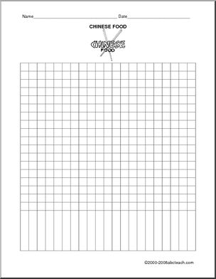 Bar Graph (create): Chinese Food – Abcteach