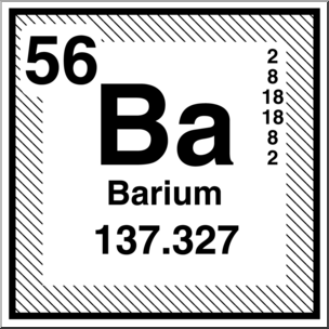 Clip Art: Elements: Barium B&W – Abcteach