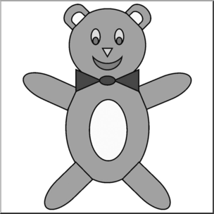Shapebook: Teddy Bear (elementary) – Abcteach