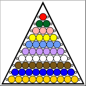 Clip Art: Bead Bar Stair Color – Abcteach