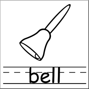 Clip Art: Basic Words: Bite B&W Labeled – Abcteach