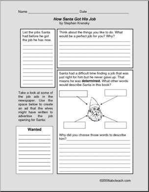 Book: How Santa Got His Job (primary) – Abcteach