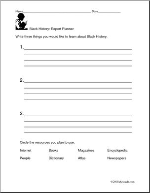 Research and Report: Famous Black Americans – Abcteach