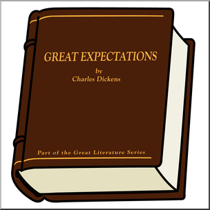 Clip Art: Book: Great Expectations Color – Abcteach