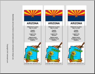 Bookmark: U.S. States – Arizona – Abcteach