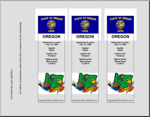 Flag: Oregon – Abcteach
