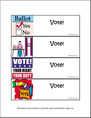 Bookmarks: Elections – Abcteach
