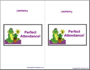 Candy Wrapper: Attendance (happy frog) – Abcteach