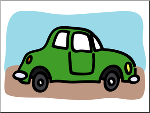 Clip Art: Basic Words: Car Color Unlabeled – Abcteach