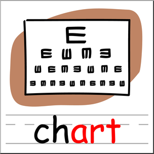 Clip Art: Basic Words: -art Phonics: Chart Color – Abcteach
