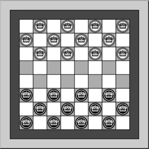 Clip Art: Chinese Checkers (coloring page) – Abcteach