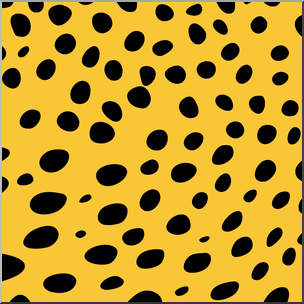 Clip Art: Animal Patterns: Cheetah Color – Abcteach