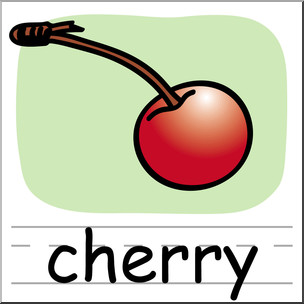 Clip Art: Basic Words: Chop Color Labeled – Abcteach