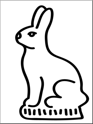 Clip Art: Cartoon Bunny 2 Color 2 – Abcteach