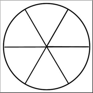 Clip Art: Circle06 6/6 B&W – Abcteach