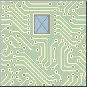 Clip Art: Tile Pattern: Circuit Board Color 25% – Abcteach