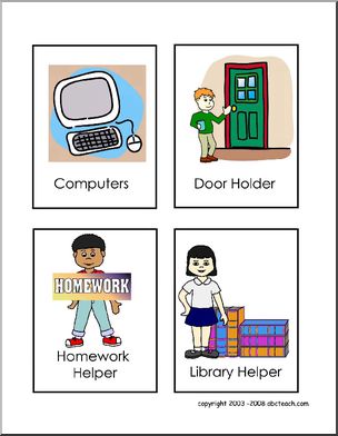 Classroom Helper (Set 12) – Abcteach