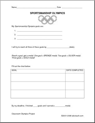 Classroom Olympics – Abcteach